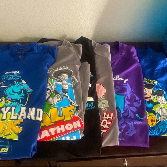Disney | Tops | Rundisney Shirt Bundle | Poshmark